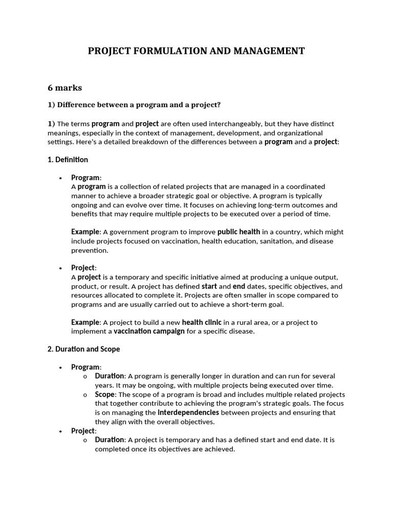 Project Formulation and Management | PDF | Policy | Gender Studies