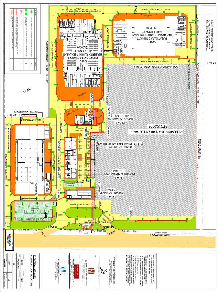 E2-01 Compound Lighting Layout (Rev. 3) | PDF