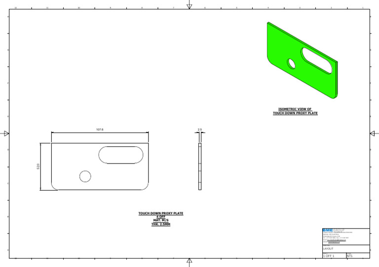 Touch Down Proxy Plate | PDF