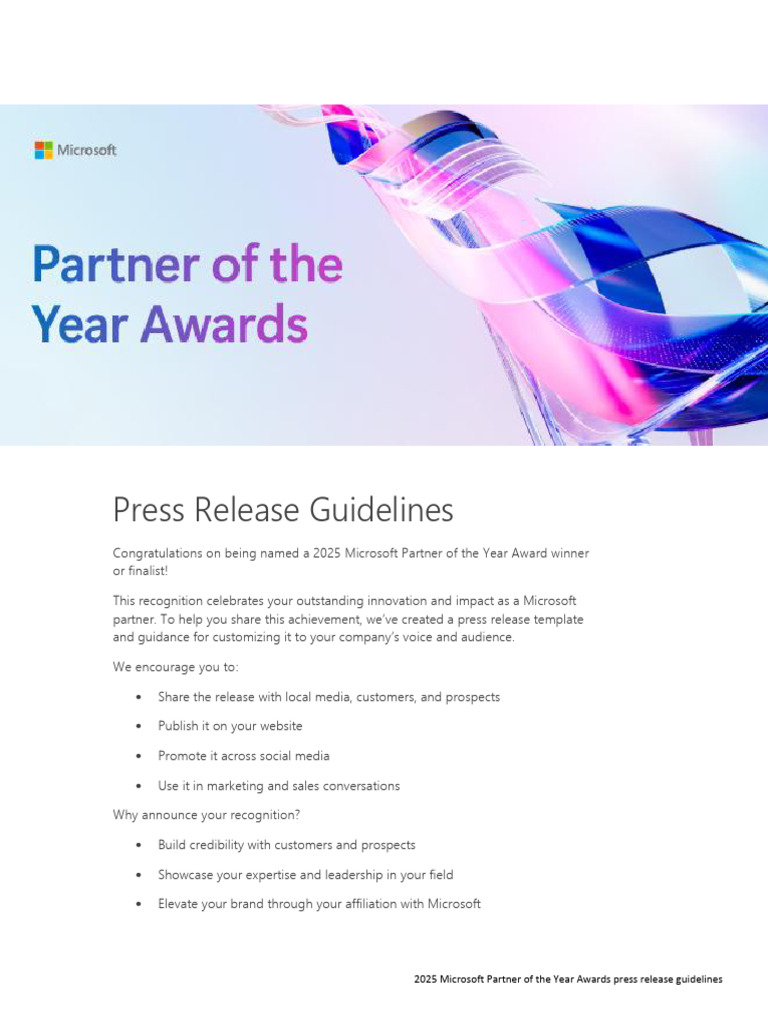 2025 Microsoft Partner | PDF | Microsoft
