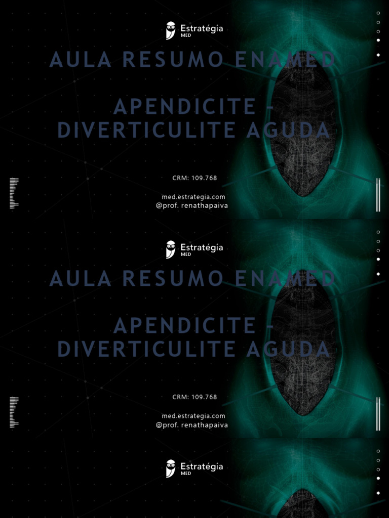 Slides - Apendicite e Diverculite | PDF | Doenças digestivas ...