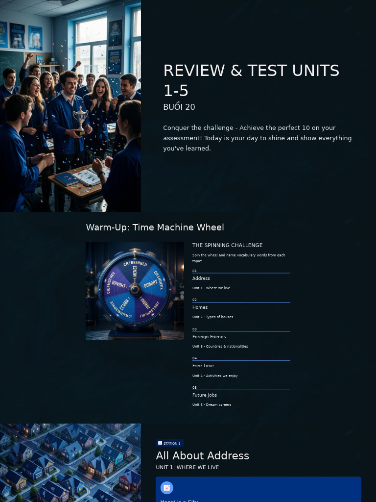 Review and Test Units 1 5 | PDF | Word | Adverb