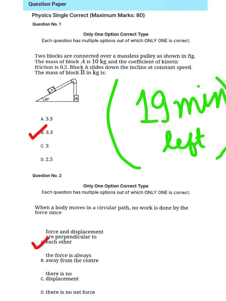 Part Test 02 Mathango LIVE | PDF