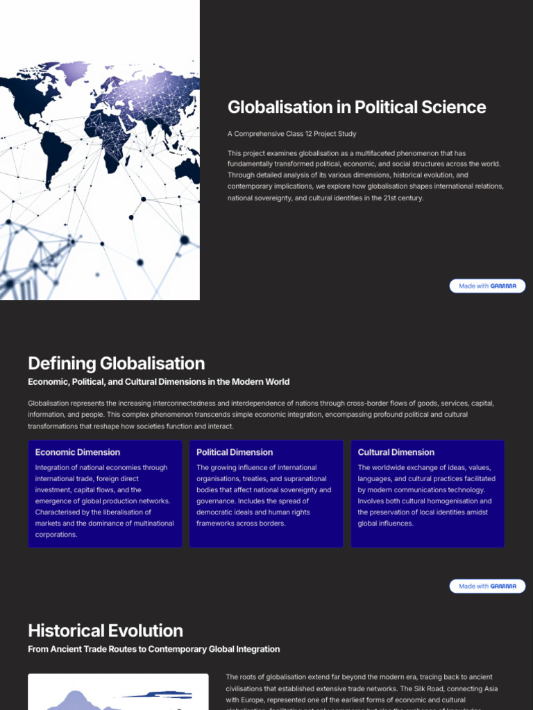 Globalisation-in-Political-Science | PDF | Globalization | Sustainability