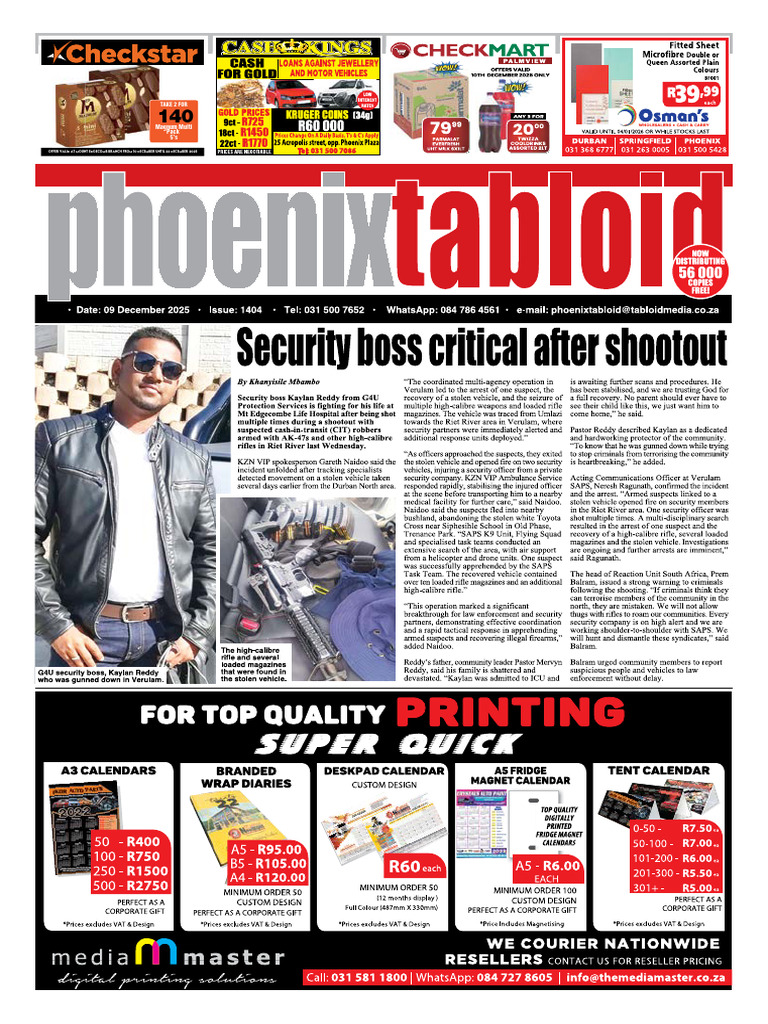EPaper Phoenix Tabloid 09 December 2025 | PDF | Cooking | Cuisine