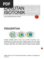 Rumus Ekivalensi dan Isotonis NaCl | PDF