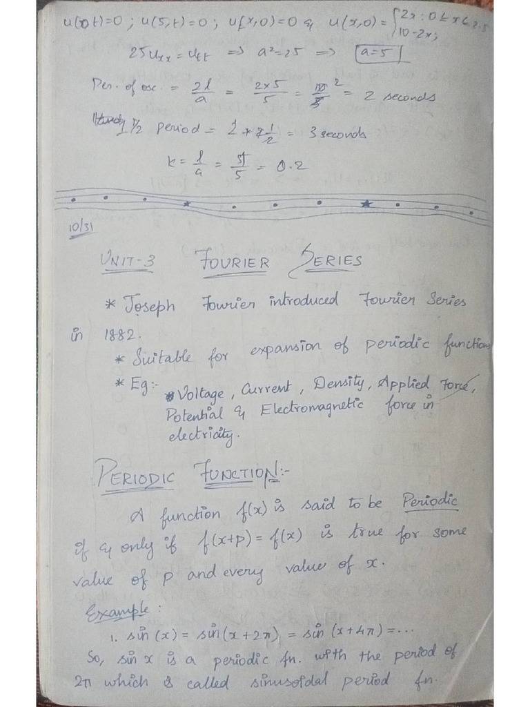 Pde notes | PDF