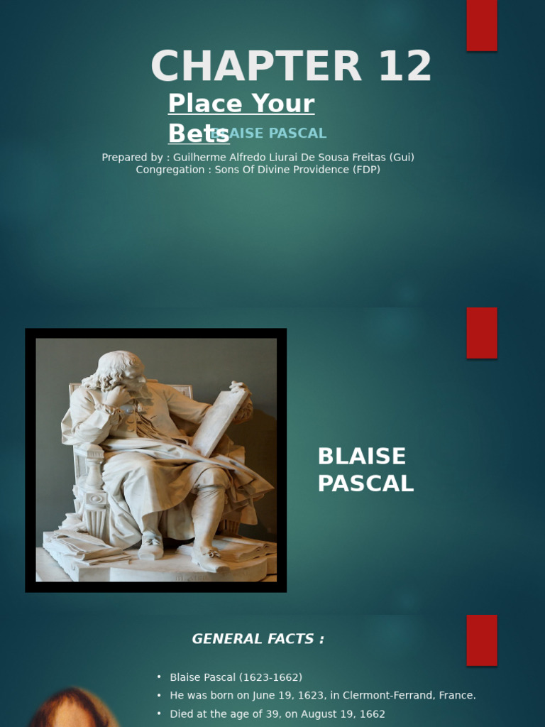 Chapter 12 Blaise Pascal | PDF | Theology | Religious Belief And Doctrine