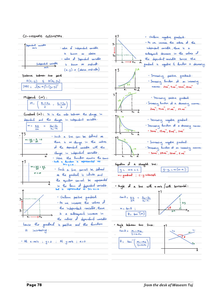 Co Ordinate Geometry | PDF