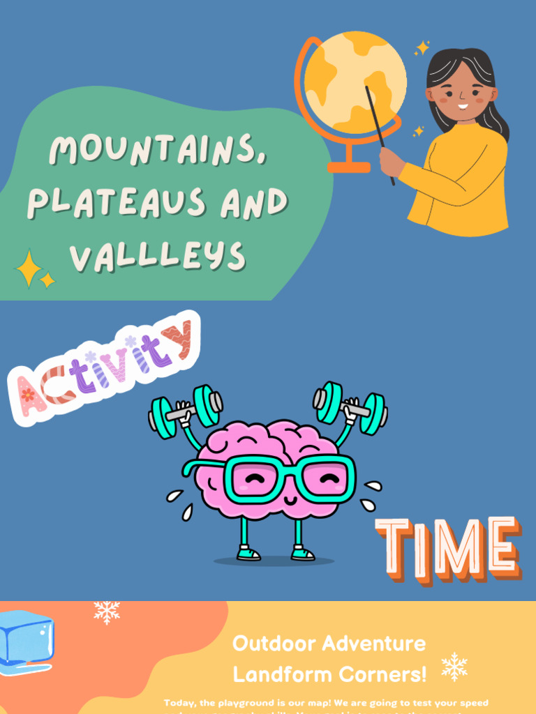 Mountains, Plateaus and Valleys - Lesson 1.PDF WELL THOUGHT SLIDES ...