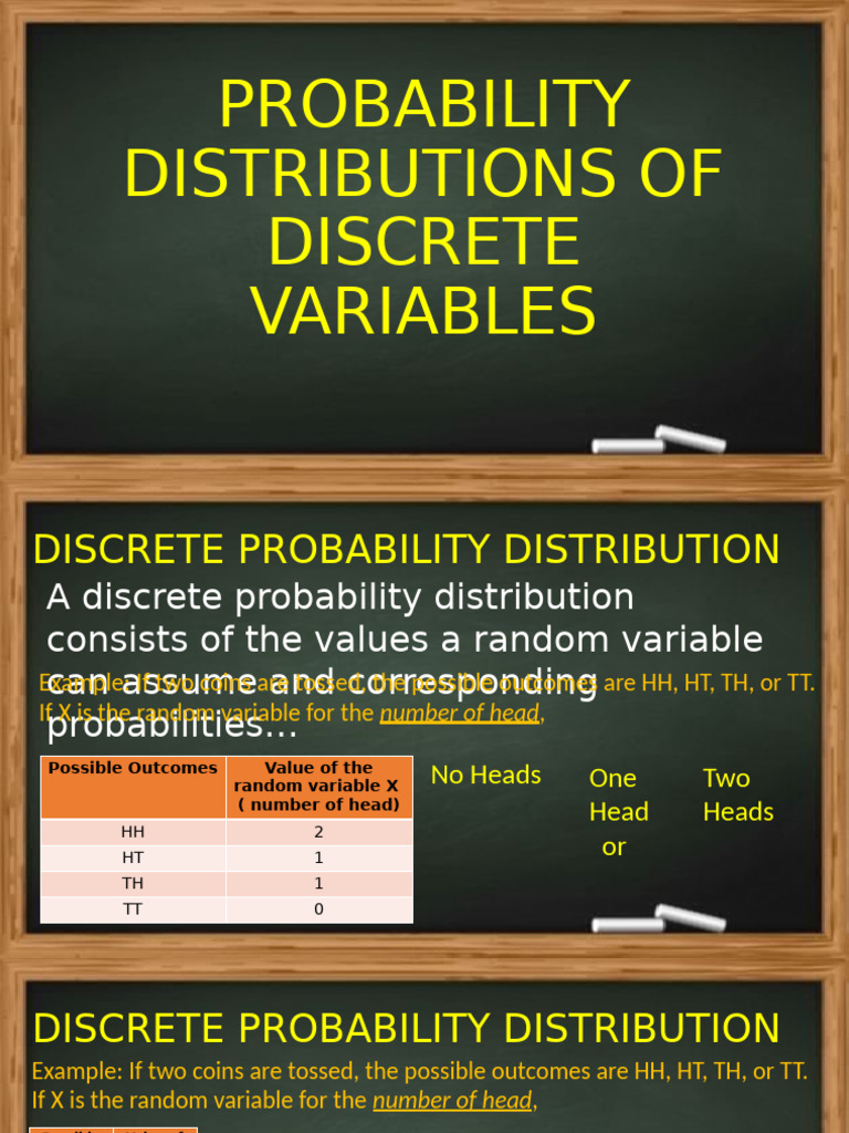 g11 Discrete Probability Distribution | PDF | Probability Theory ...