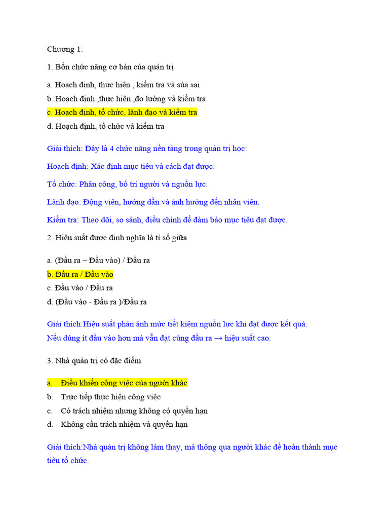 tài liêu ôn tập | PDF