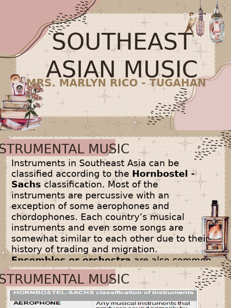 Southeast Asian Music | PDF | Musical Instruments | Southeast Asia