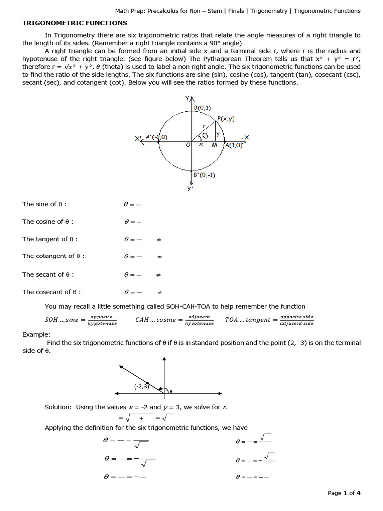 Trigonometry | PDF | Trigonometric Functions | Trigonometry