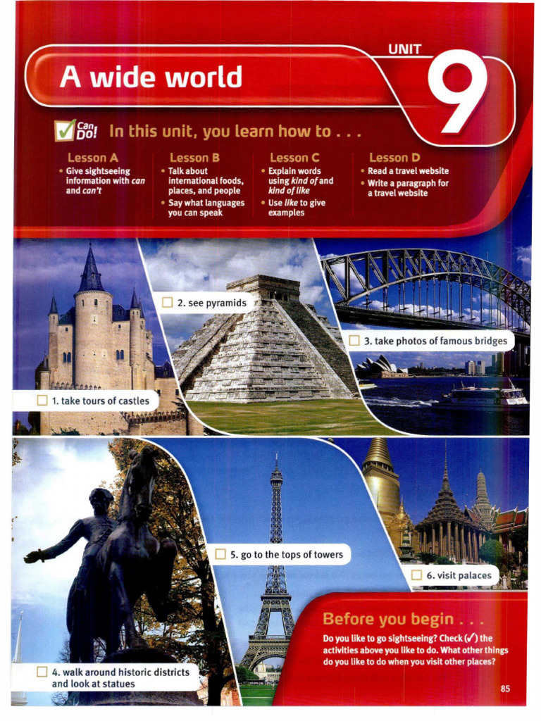 Unit - A Wide World | PDF | Cuisine | Foods
