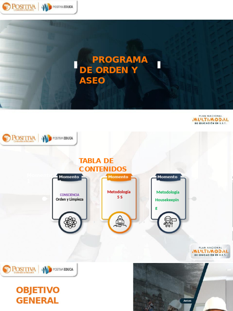 12. Presentación Programa de Orden y Aseo | PDF