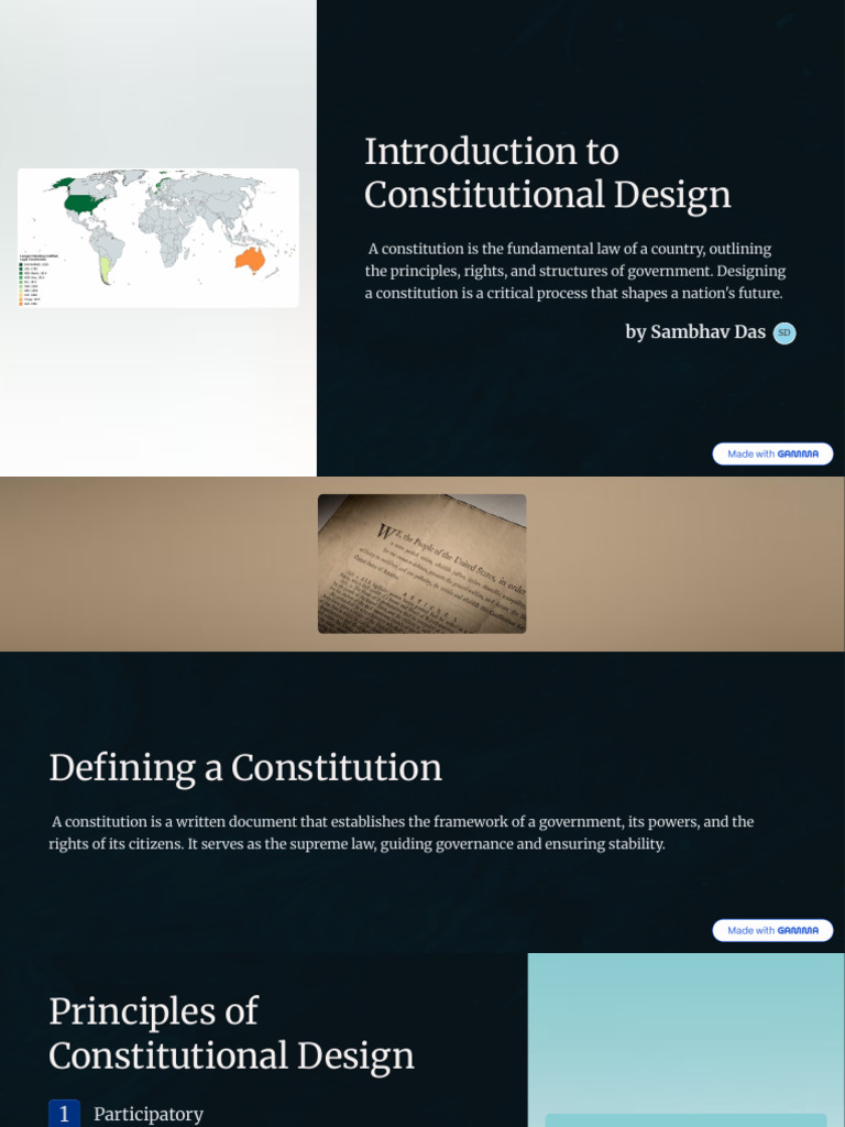 Introduction To Constitutional Design | PDF