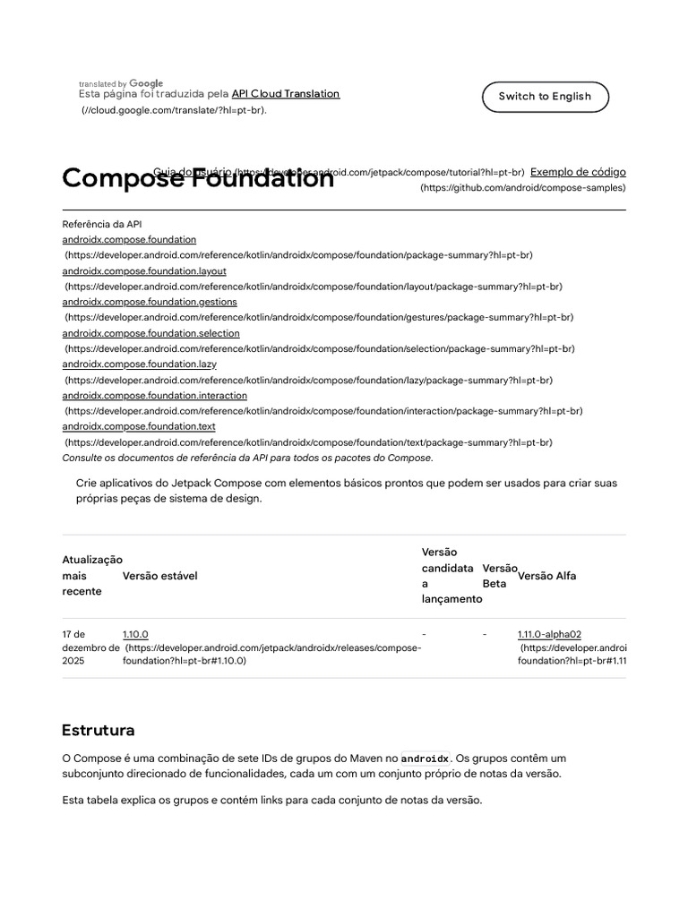 Compose Foundation _ Jetpack _ Android Developers | PDF | Janela (informática) | Ponteiro ...