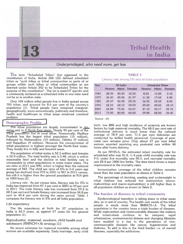 Tribal Health | PDF