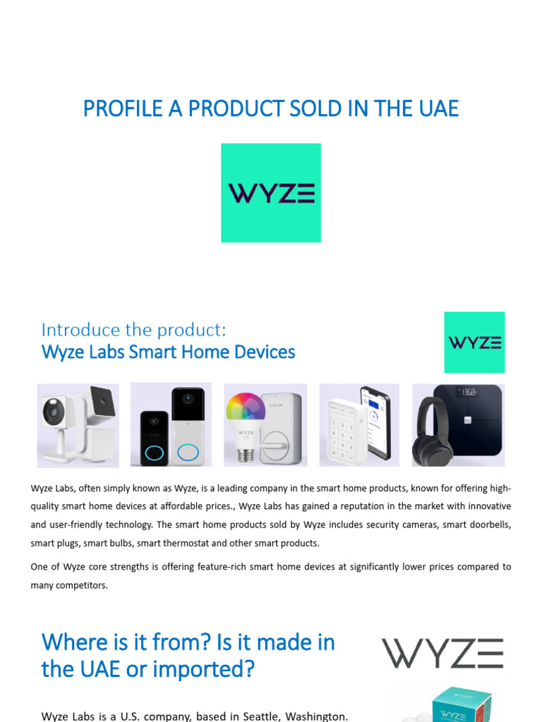 Wyze Product | PDF