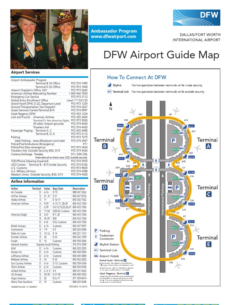 Dallas Fort Worth Airport Map | PDF