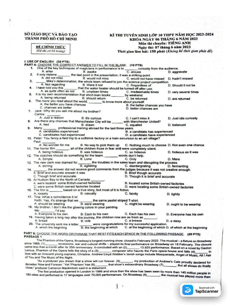 Education Exam | PDF