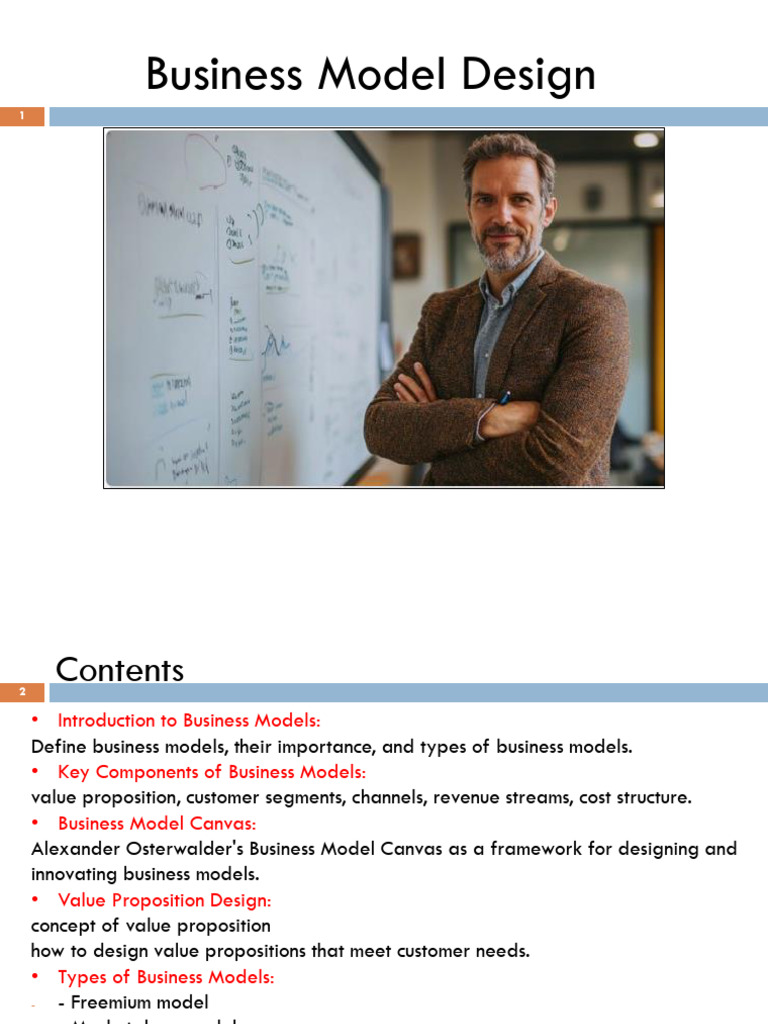 1. Business Model Design | PDF | Business Model | Software As A Service
