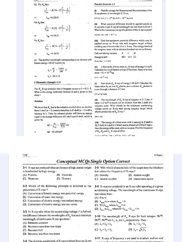 X Ray Questions | PDF