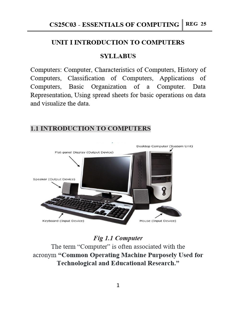 EOC All Unit Notes | PDF | Byte | Computer Data Storage