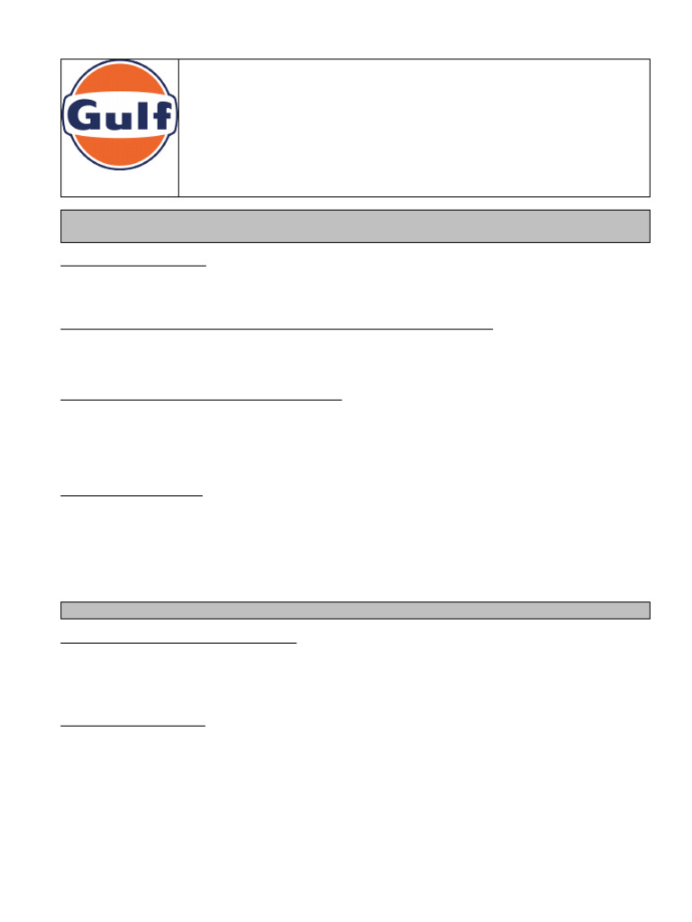 GULF FORMULA ULE, SAE 5W-30 | PDF | Guante | Agua