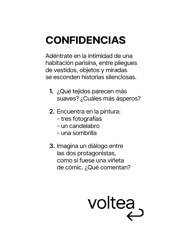 Voltea Jovenes 01 Confidencias | PDF