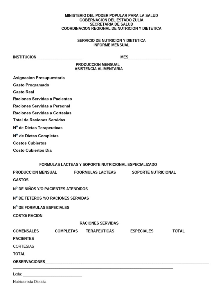 Ministerio Del Poder Popular Para La Salud Veronnica | PDF