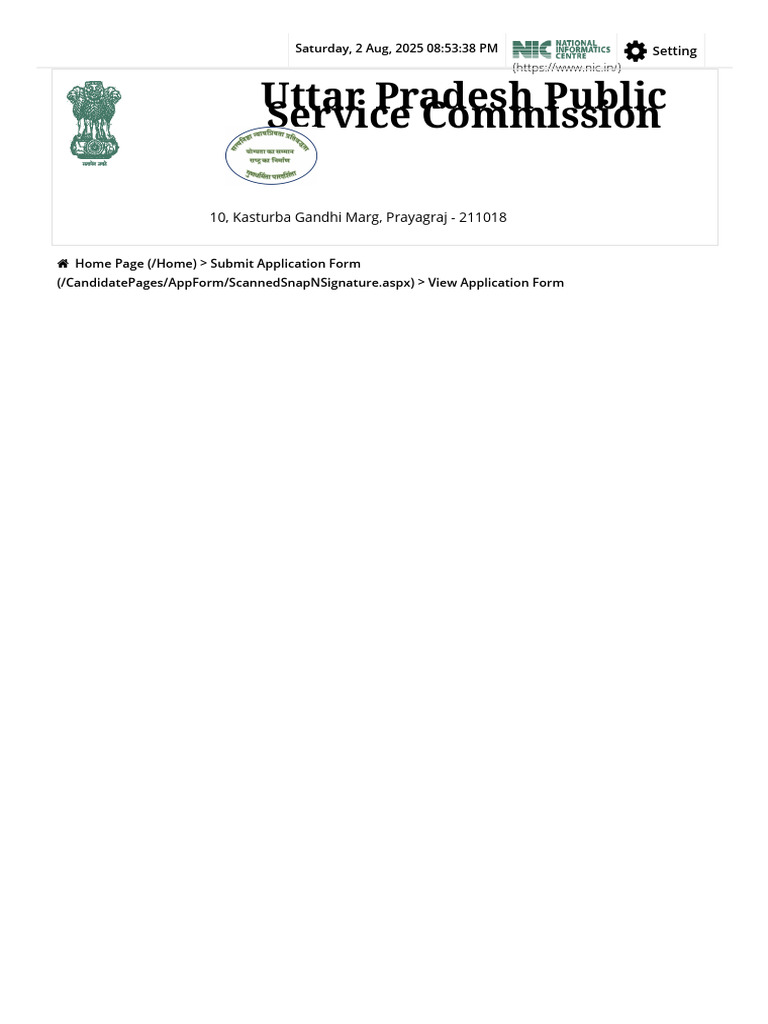 View Application Form | PDF