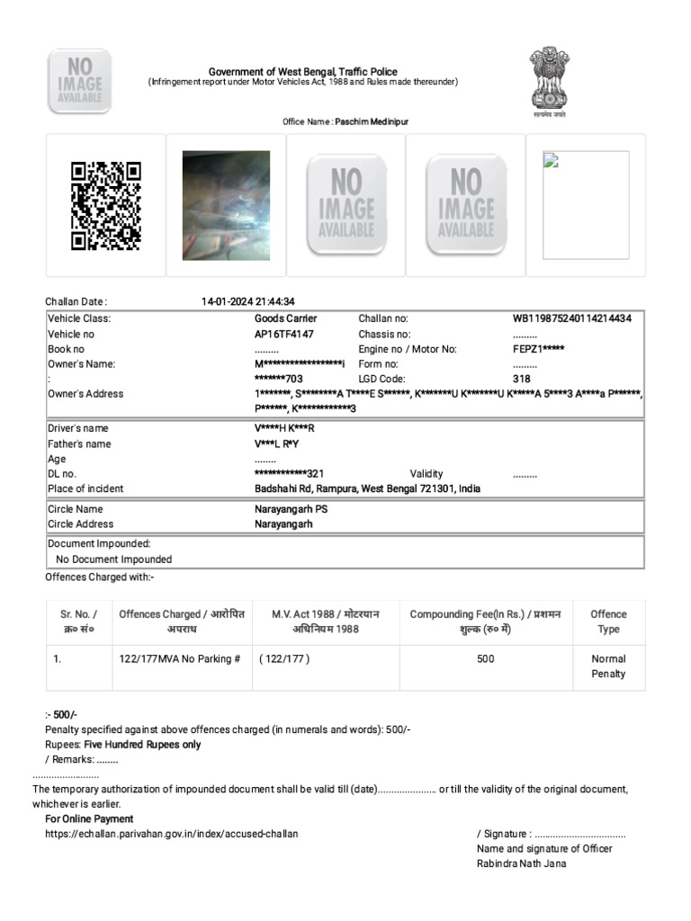 Echallan.parivahan.gov.in Report Print-page Challan No=HZggE5kOqP%2Fj ...
