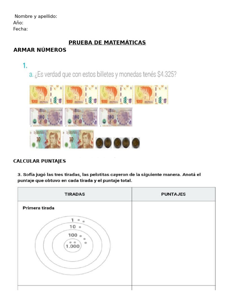 Prueba Mat Isa. | PDF