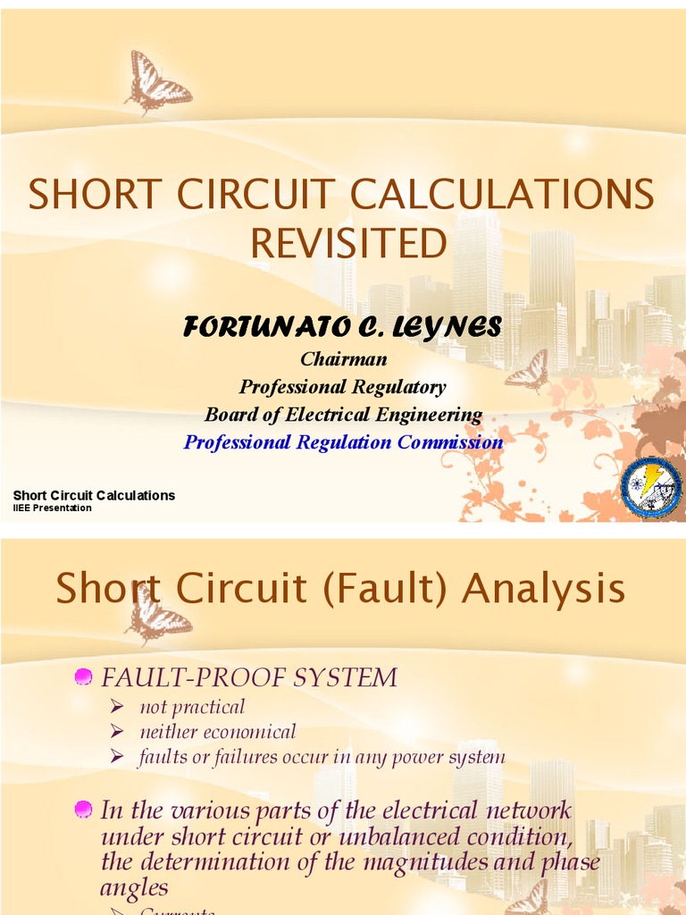 Short Circuit Calculations IIEE v5 - 1 | PDF