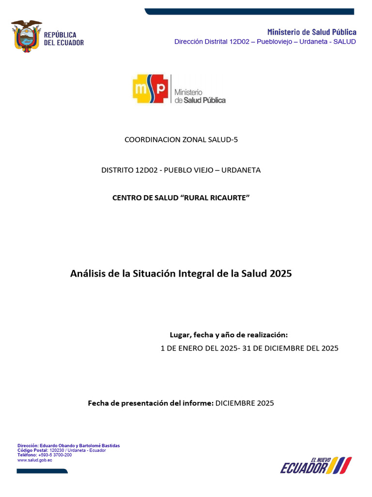 1 ASIS_ CS RICAURTE 2025LISTO-signed | PDF | Residuos | Campesino