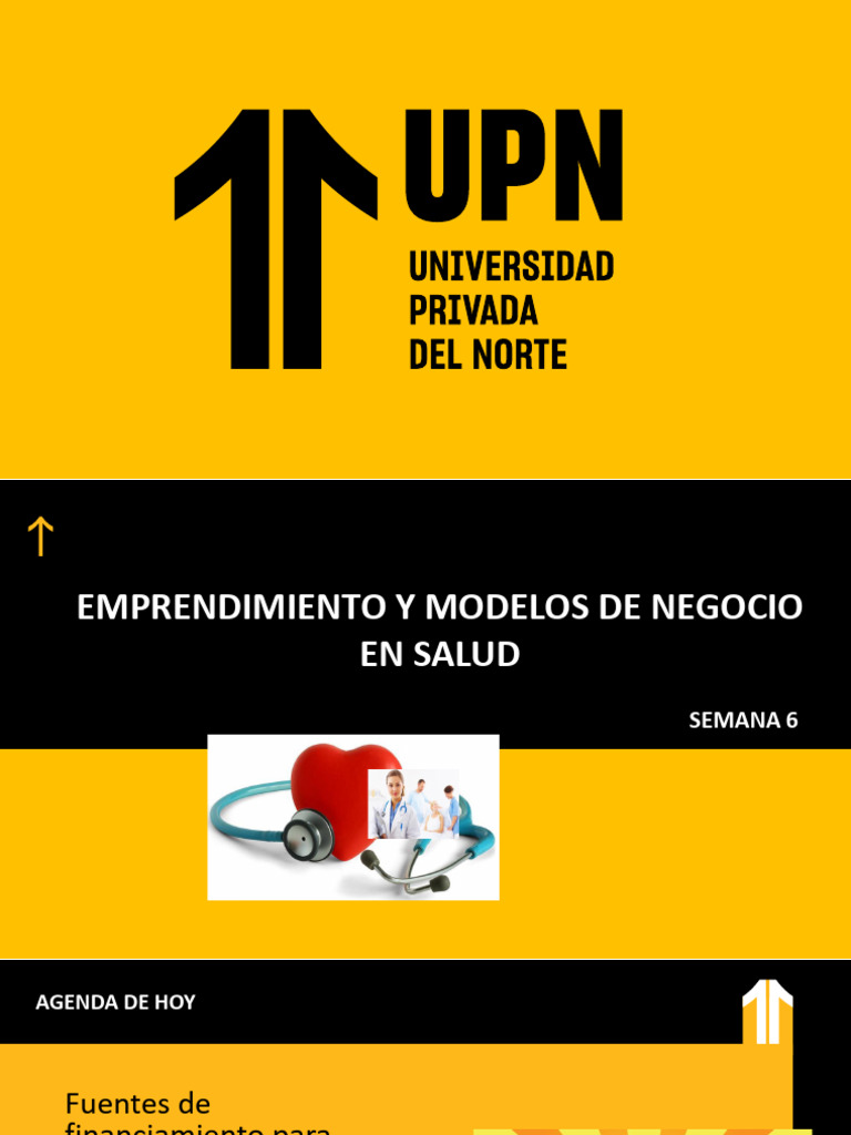 Semana 6 Empr. y Mod. de Neg. en Salud | PDF | Capital de riesgo ...