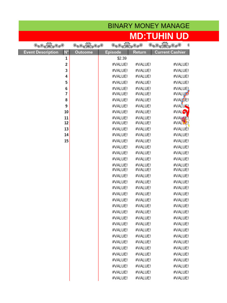 Tuhin Money Management Sheet | PDF
