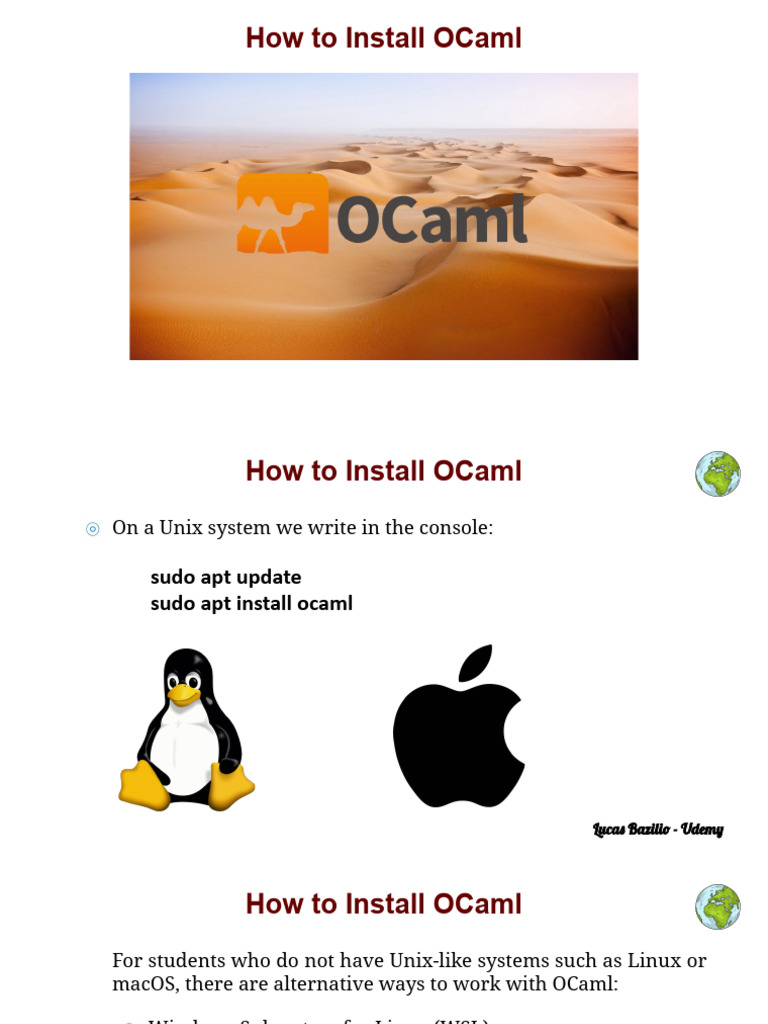 Installing OCaml | PDF