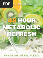 24-Hour MetaBoost Fat Flush Guide | PDF | Sleep | Smoothie