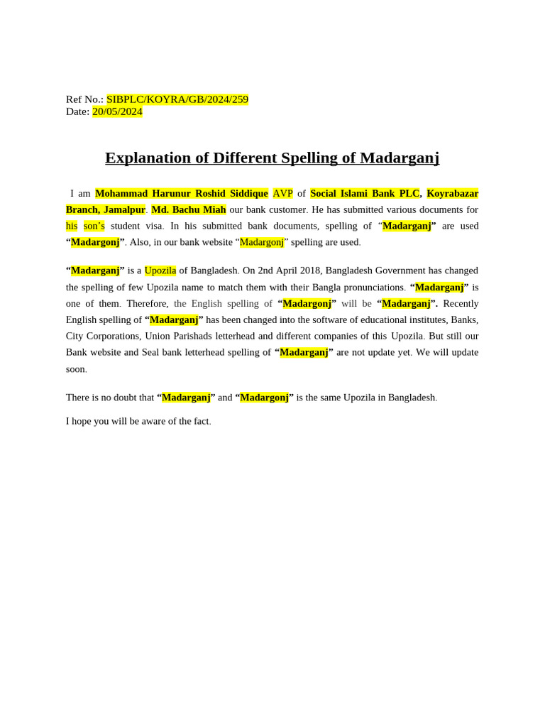Different Spelling of Bank | PDF