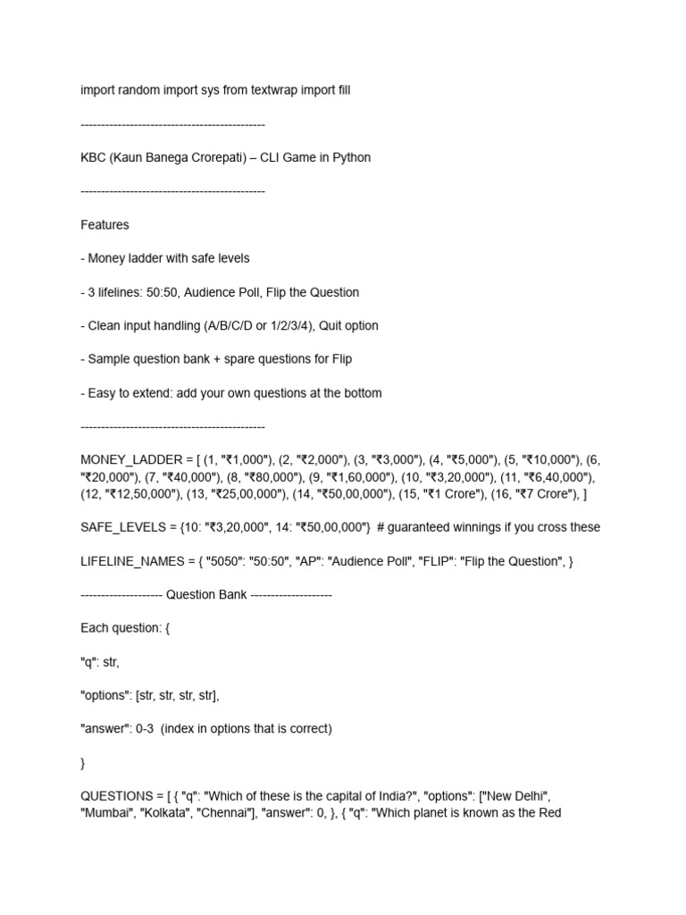 Kbc | PDF | Computer Programming