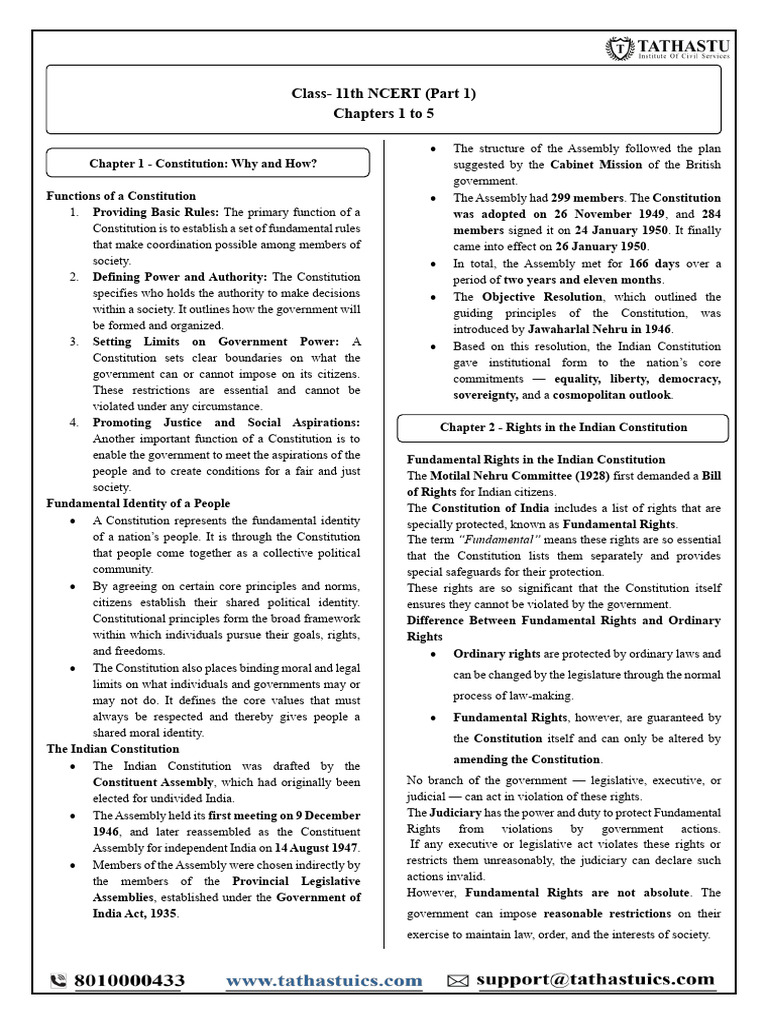 Class_11th_NCERT_lyst1760432353708 | PDF | Voting | Legislature