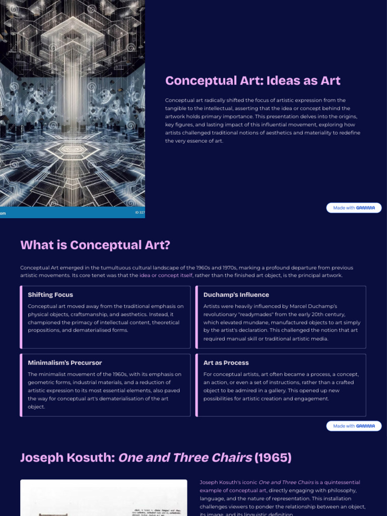 Conceptual Art Ideas as Art | PDF | The Arts