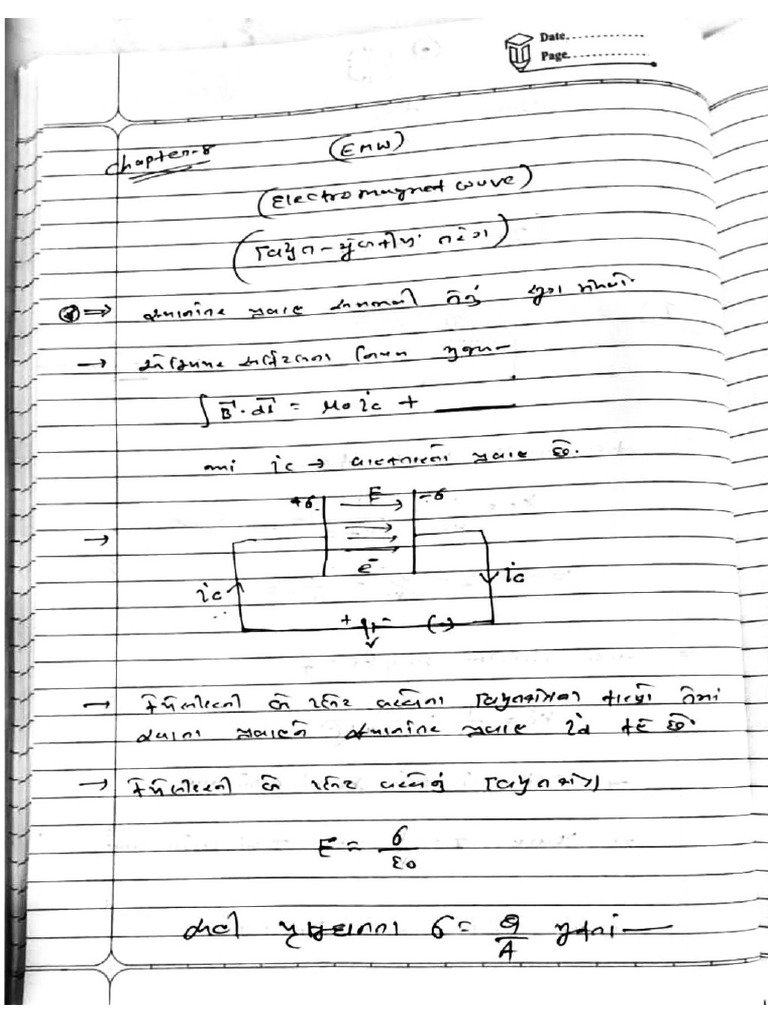 Ch-8: Electromagnetic Waves | PDF