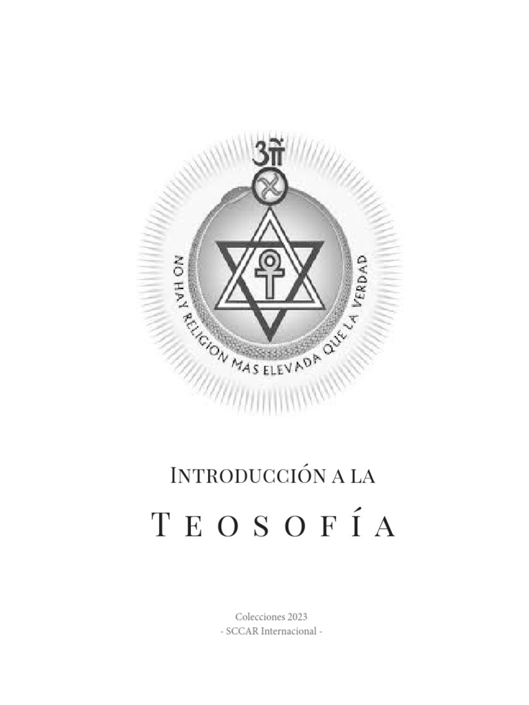 Introducción a la Teosofía - SCCAR Colecciones 2023 | PDF | Teosofía ...