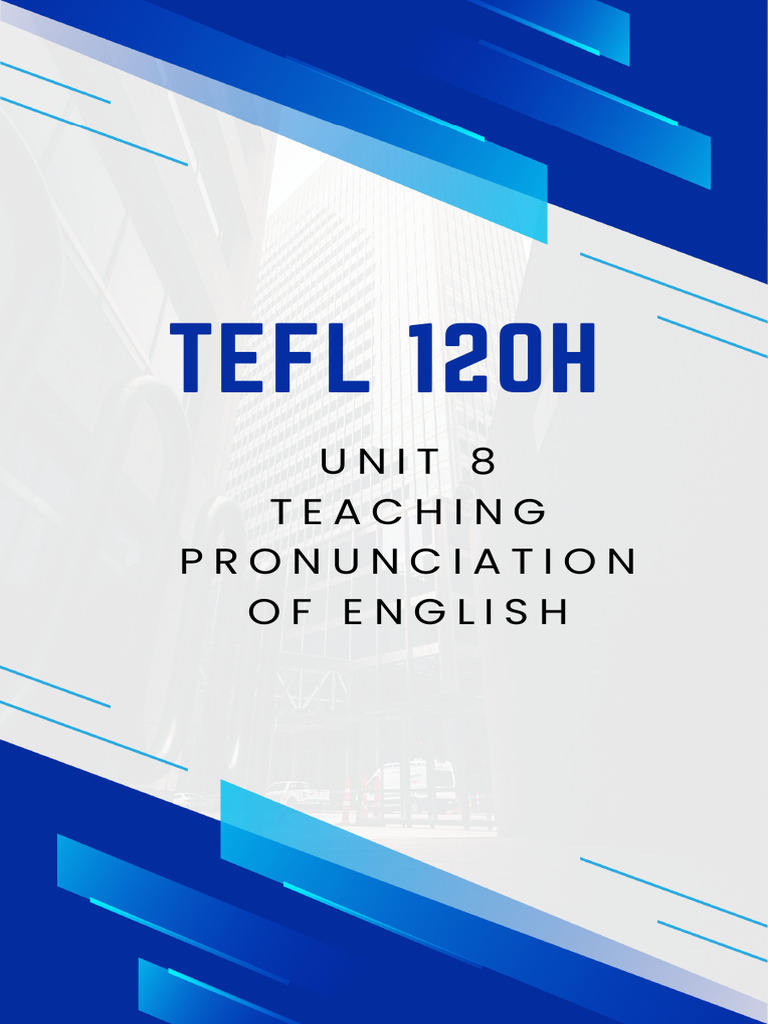 Teaching Pronunciation of English | PDF | Stress (Linguistics) | Phoneme