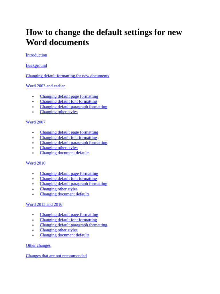 WORD - How and Why To Create A Template in Word | PDF | Microsoft Word ...