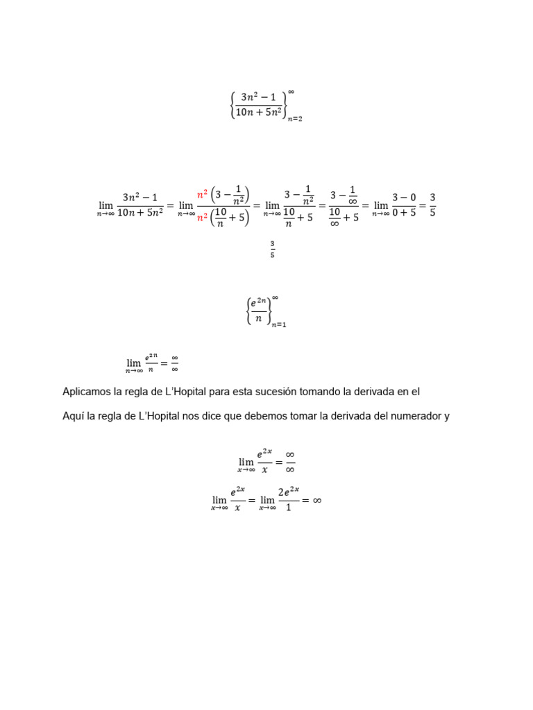 Limite, Sumatoria, Geometrica resolucion | PDF | Series (Matemáticas ...